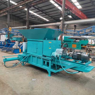 China High Strength Steel Frame Horizontal Paper Baler with 500-2000 kg per hour Capacity and Extended Compression Stroke for sale