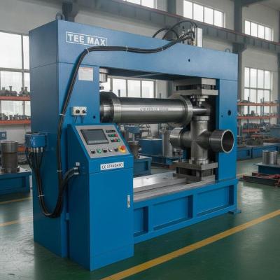 China Tee Max Od 219mm SCH40 Tee Forming Machine Incorporating Cylinder Od 1000mm CE Standard Ideal for Tee Pipe Manufacturing for sale