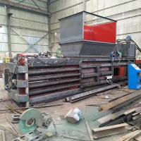 China Heavy Duty Steel Structure Vertical Paper Baler with Stable Hydraulic System and Long Term Support Vertical Baling Machine for sale