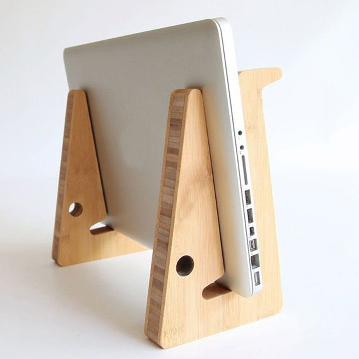 Bamboo computer stand