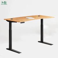 China Ergonomic Lift Up Desk Bamboo Table Top For Standing Work for sale