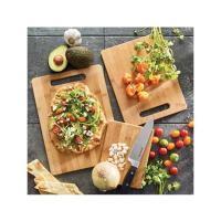 China Thick Wooden Cutting Board 285x210x8mm Rectangle for Food Preparation in Chef Kitchen for sale