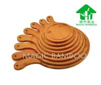 China Kitchen Charcuterie Board with Customized Designs and BAMBOO Round Pizza Cutting Board for sale