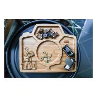 China Safe and Stylish Camera-Shaped Bamboo Plate Bowl with Minimalist Design 1 Quantity for sale