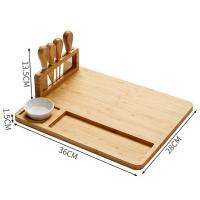 China Chopping Blocks Cheese Board Set With Stainless Steel Knife Set Cheese Serving Tray for sale