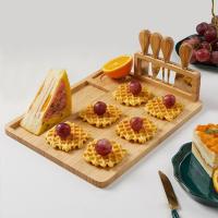 China Chopping Blocks Cheese Board Set With Stainless Steel Knife Set Cheese Serving Tray for sale