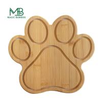 China Sustainable Plate Dish Bamboo Cheese Chopping Board with Unique Design for sale