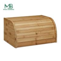 China BAMBOO Bread Box Bins One Layer Food Containers Big Drawer Storage for Home Accessories for sale