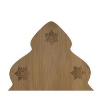 China Eco-Friendly Bamboo Christmas Tree Charcuterie Cutting Board Set with Cheese Knife for sale