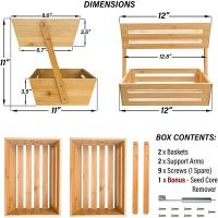 China Multifunctional 2-Tier Large Capacity Fruit Vegetable Baskets Storage Stand for Kitchen for sale
