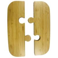 China Plate Dish Bamboo Wooden Design Puzzle Shaped Tray Dinner Plate for Catering for sale