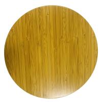 China 22*22*1.8cm Sustainable Bamboo Dog Paw Shape Partition Round Dinner Plate for Sustainable for sale