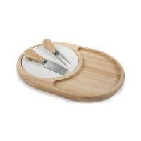 China Sustainable Multifunctional Large Bamboo Cutting Board With Containers for Cheese Tools for sale