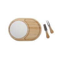 China Sustainable Multifunctional Large Bamboo Cutting Board With Containers for Cheese Tools for sale