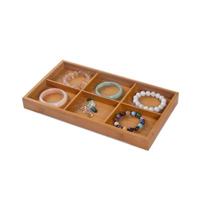 China Sustainable Bamboo Storage Box Organizer For Jewllery Condiment for sale