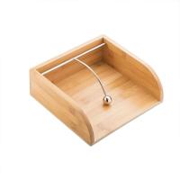 China Stainless Steel Weight Guide Tableware Kitchen Countertop Design Tissue Napkin Holder for sale