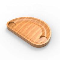 China Semicircle Conch Shape Bamboo Cheese Cutting Board and Knife Set for Customized Designs for sale