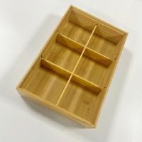 China Sustainable Bamboo Storage Box Organizer For Jewllery Condiment for sale