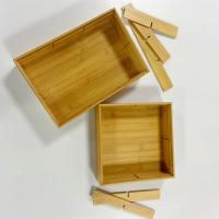 China Sustainable Bamboo Storage Box Organizer For Jewllery Condiment for sale