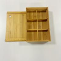 China Sustainable Bamboo Storage Box Organizer For Jewllery Condiment for sale