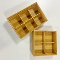 China Sustainable Bamboo Storage Box Organizer For Jewllery Condiment for sale