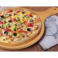 China 2023 Bamboo Pizza Cutting Board Customize Size and Sustainable Material for Large Pizzas for sale