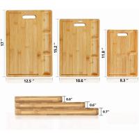 China Large Bamboo Cutting Board for Sustainable Chopping Performance and Efficiency for sale