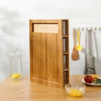 China Convenient Vegetable Preparation with MB-KC029 Bamboo Cutting Board and Square Box for sale