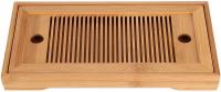 China ODM Chinese Bamboo Wooden Tea Trays With Drain Solid Natural Nanzhu for sale