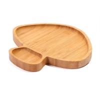 China Baby Children Mushroom Shape Bamboo Serving Trays with Dinner Plate in Modern Style for sale