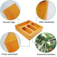 China Customized Logo Bamboo Ziplock Bag Storage Organizer with 30x30x7.6cm Measurements for sale