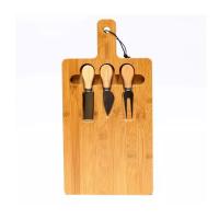 China USA Warehouse Bamboo Charcuterie Drawer Board Set with Knives and Chopping Blocks for sale