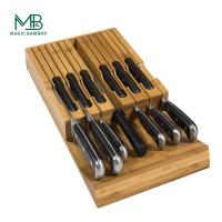 China Blocks Roll Bags Direct Kitchen Knife Magnet Holder with Rivi Trimmed Block Organizer for sale