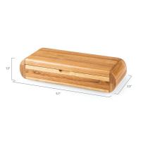 China Functional Design Bamboo Sculpture Gift Box Deluxe Corkscrew 31.75 x 31.75 x 19cm for sale