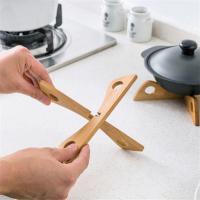 China Detachable Sustainable Kitchen Tableware Bamboo Plate Holder Multifunctional for sale