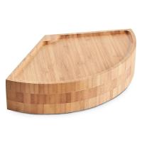 China Round Bamboo Kitchen Cutting Board Knife Set For Chopping Blocks for sale