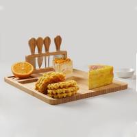 China Dishwasher Safe Cheese Bamboo Cutting Board Serving Tray for sale