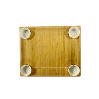 China Kitchen Charcuterie Bamboo Eco Friendly Cutting Board Set With Cutlery And Slates for sale