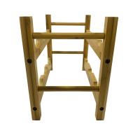 China Kitchen Bamboo Wine Glass Rack Cabinet Shelf Environmental Protection for sale