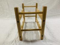 China Kitchen Bamboo Wine Glass Rack Cabinet Shelf Environmental Protection for sale