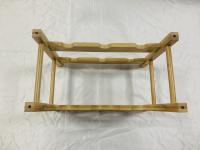 China Kitchen Bamboo Wine Glass Rack Cabinet Shelf Environmental Protection for sale