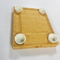 China Natural Bamboo Kitchen Cutting Board With Multifunctional Knives And Drawer for sale