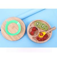 China Custom ECO Bamboo Food Plates with Serving Tray Occasion Giveaways 20x20x3cm for sale