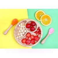 China Custom ECO Bamboo Food Plates with Serving Tray Occasion Giveaways 20x20x3cm for sale