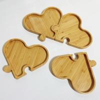 China Removable Bamboo Tray Set Dinnerware Type Tray Heart-Shaped Design for Kitchen Serving for sale