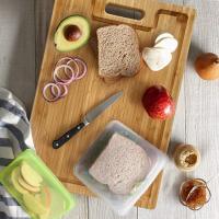 China 43.7x32x1.5cm Bamboo Large Panel Cutting Board with Juice Slot Simple and Sustainable for sale