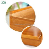 China Non-folding Rack Multifunctional Bamboo Facial Cube Tissue Box for Bathroom or Kitchen for sale