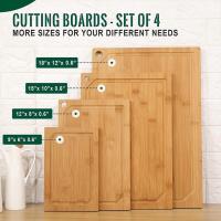 China Commercial Buyer's Perfect Choice Sustainable Bamboo Cutting Board with Juice Groove for sale
