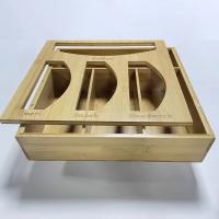 China Multifunction Bamboo Ziplock Bag Storage Box Lunch Bag Zipper Bag Classification Box for sale