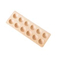 China Customized Logo Bamboo Egg Safe Storage Rack for Kitchen Fridge Display Countertop for sale